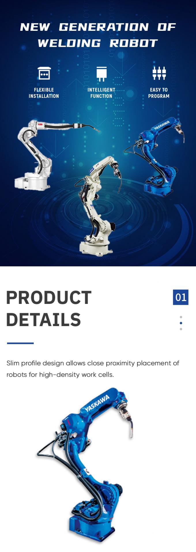 6 Axis Hyundai Packing Industrial Robot Arm HH050 Welding With Gripper